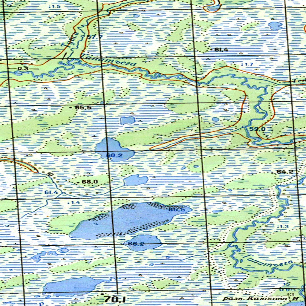 Soviet Genshtab Map - p43-133/134 - Russia by Avenza Systems Inc ...