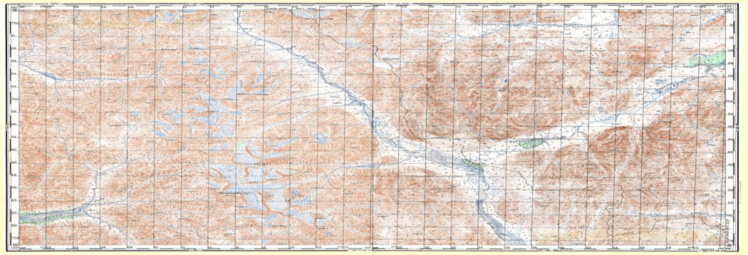 Soviet Genshtab Map - p54-067/068--(1950) - Russia by Avenza Systems Inc. | Avenza Maps