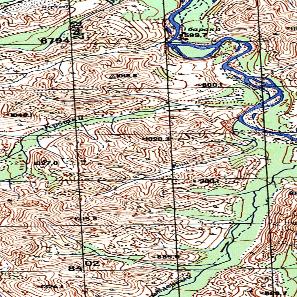 Soviet Genshtab Map - p56-099/100 - Russia by Avenza Systems Inc ...