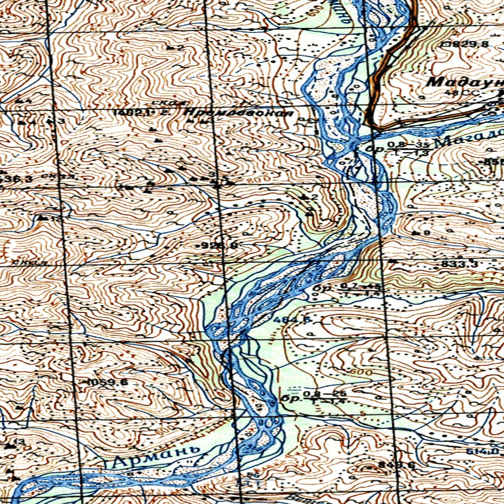 Soviet Genshtab Map - p56-121/122 - Russia by Avenza Systems Inc ...