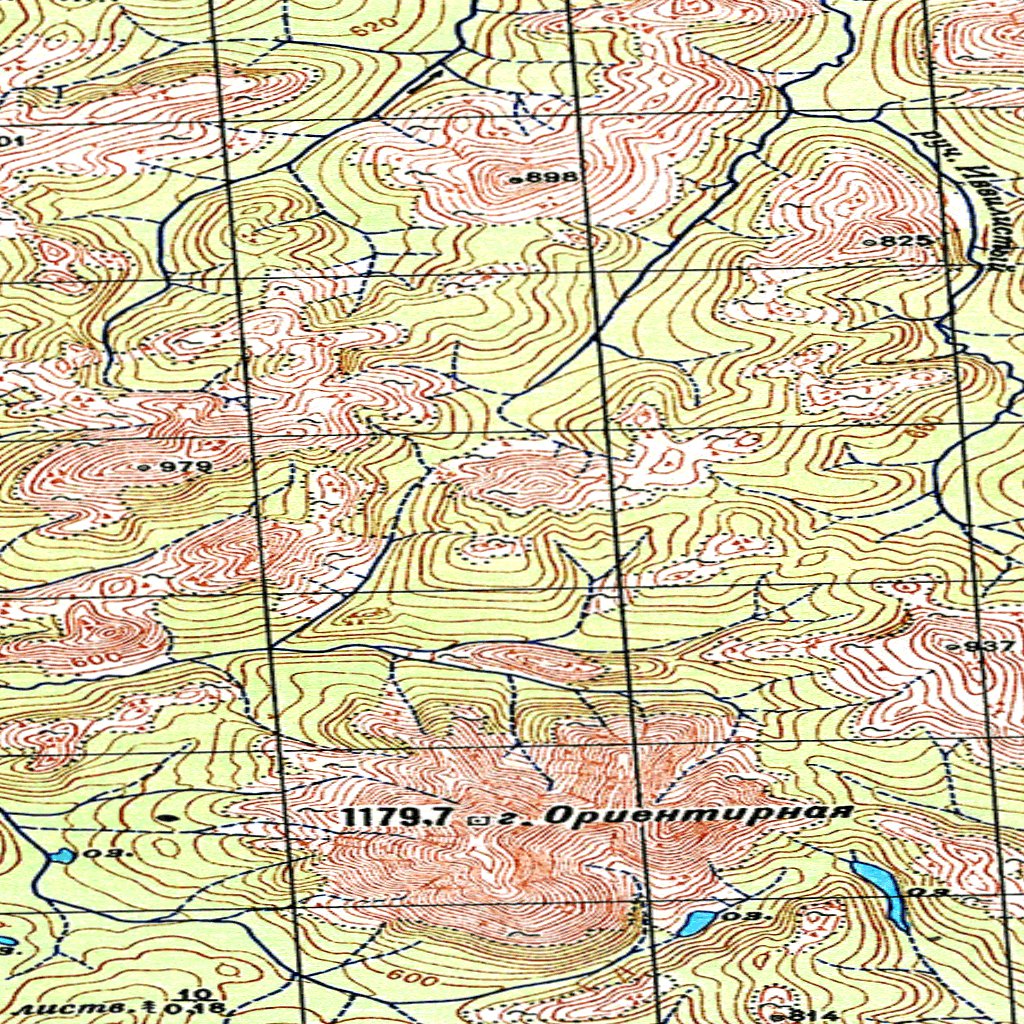 Soviet Genshtab Map - p58-001/002--(1953) - Russia by Avenza Systems ...