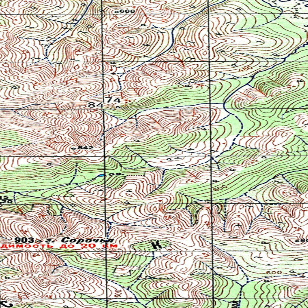 Soviet Genshtab Map - p58-005/006--(1953) - Russia by Avenza Systems ...