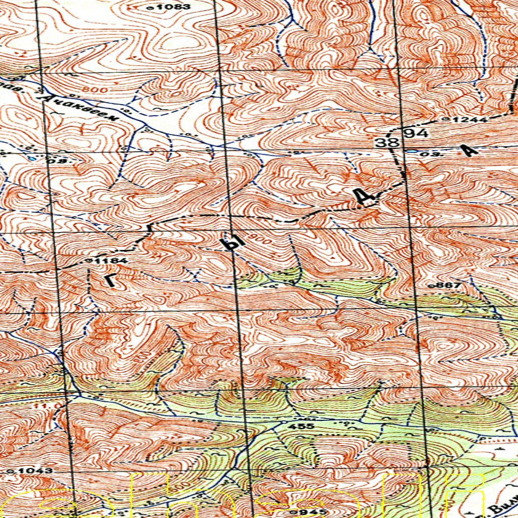 Soviet Genshtab Map - p58-013/014--(1953) - Russia by Avenza Systems ...