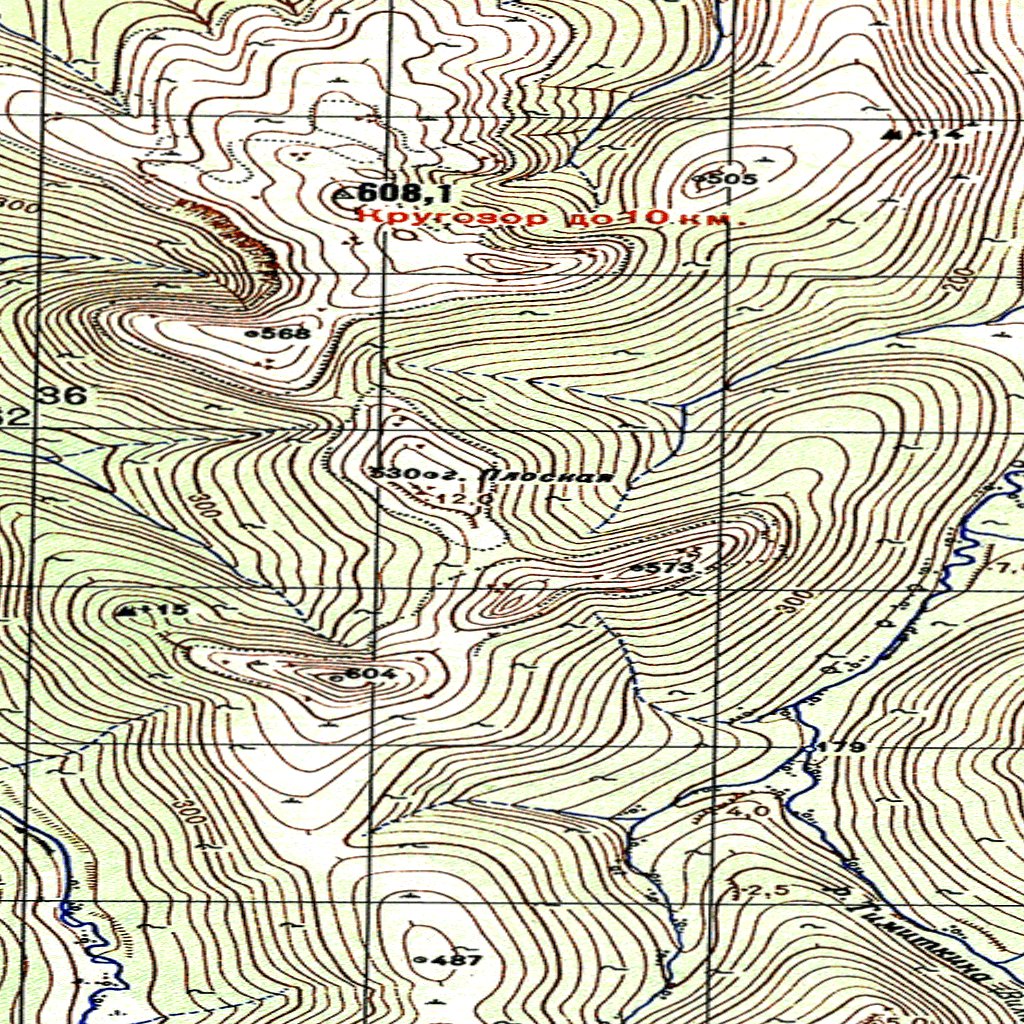 Soviet Genshtab Map - p58-043/044--(1953) - Russia by Avenza Systems ...