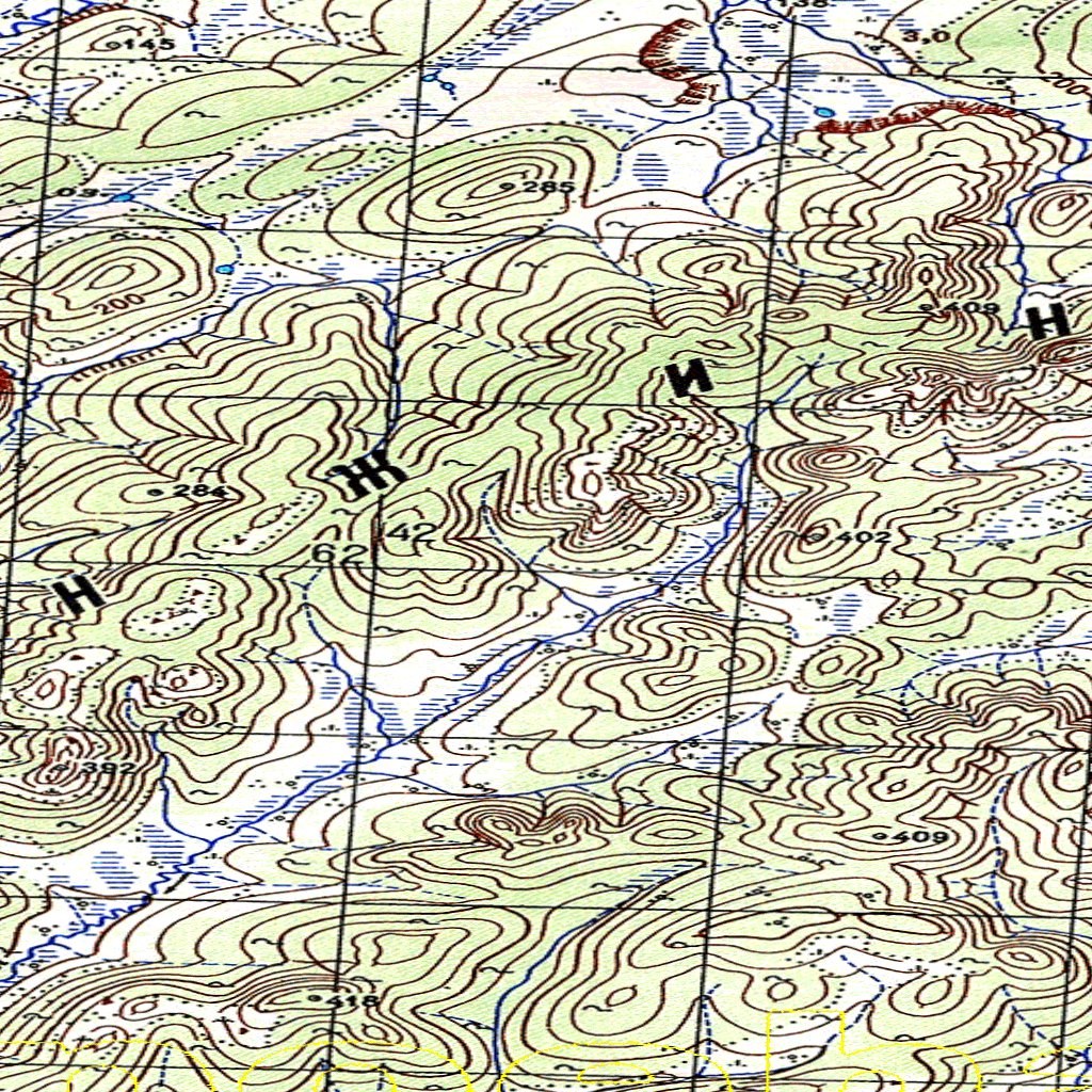 Soviet Genshtab Map - p58-047/048--(1952) - Russia by Avenza Systems ...