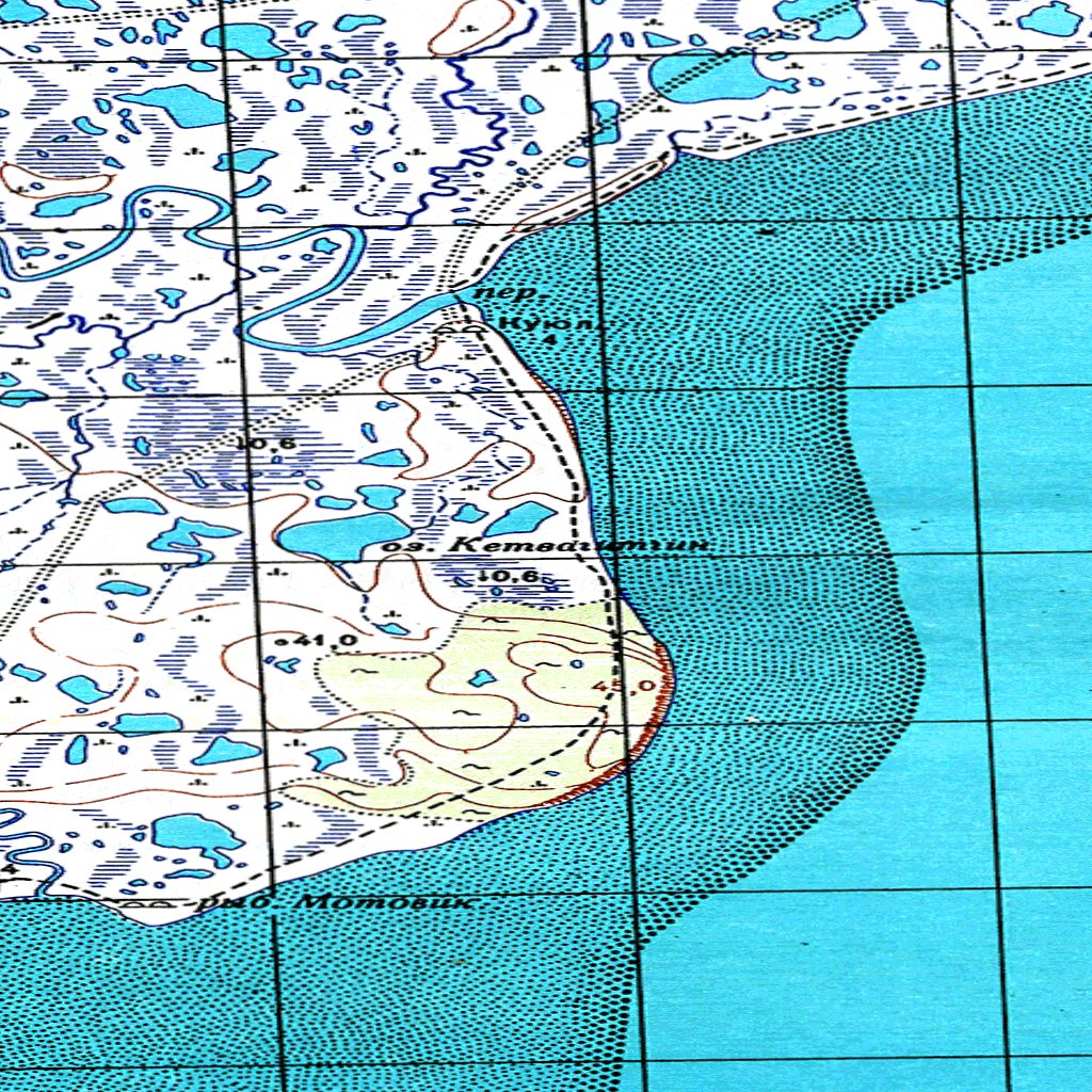 Soviet Genshtab Map - p58-051/052--(1953) - Russia by Avenza Systems ...