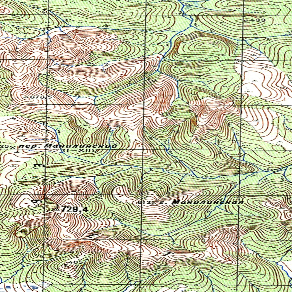 Soviet Genshtab Map - p58-055/056--(1952) - Russia by Avenza Systems ...