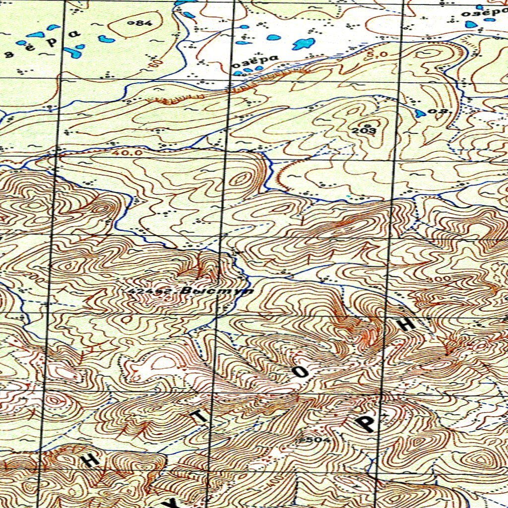 Soviet Genshtab Map - p58-057/058--(1952) - Russia by Avenza Systems ...