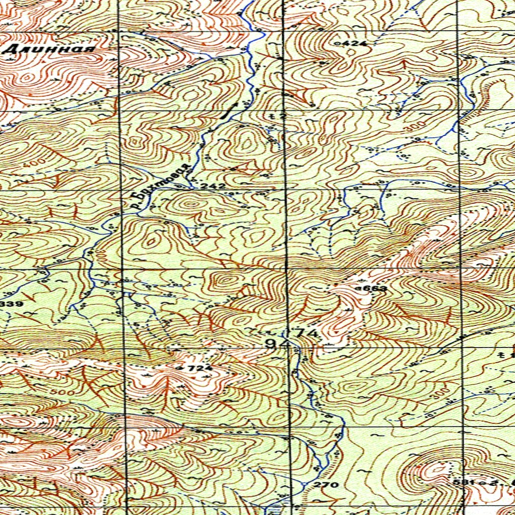 Soviet Genshtab Map - p58-065/066--(1952) - Russia by Avenza Systems ...