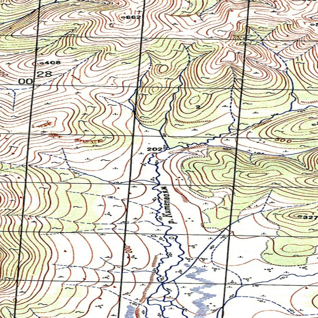 Soviet Genshtab Map - p58-071/072--(1952) - Russia by Avenza Systems ...