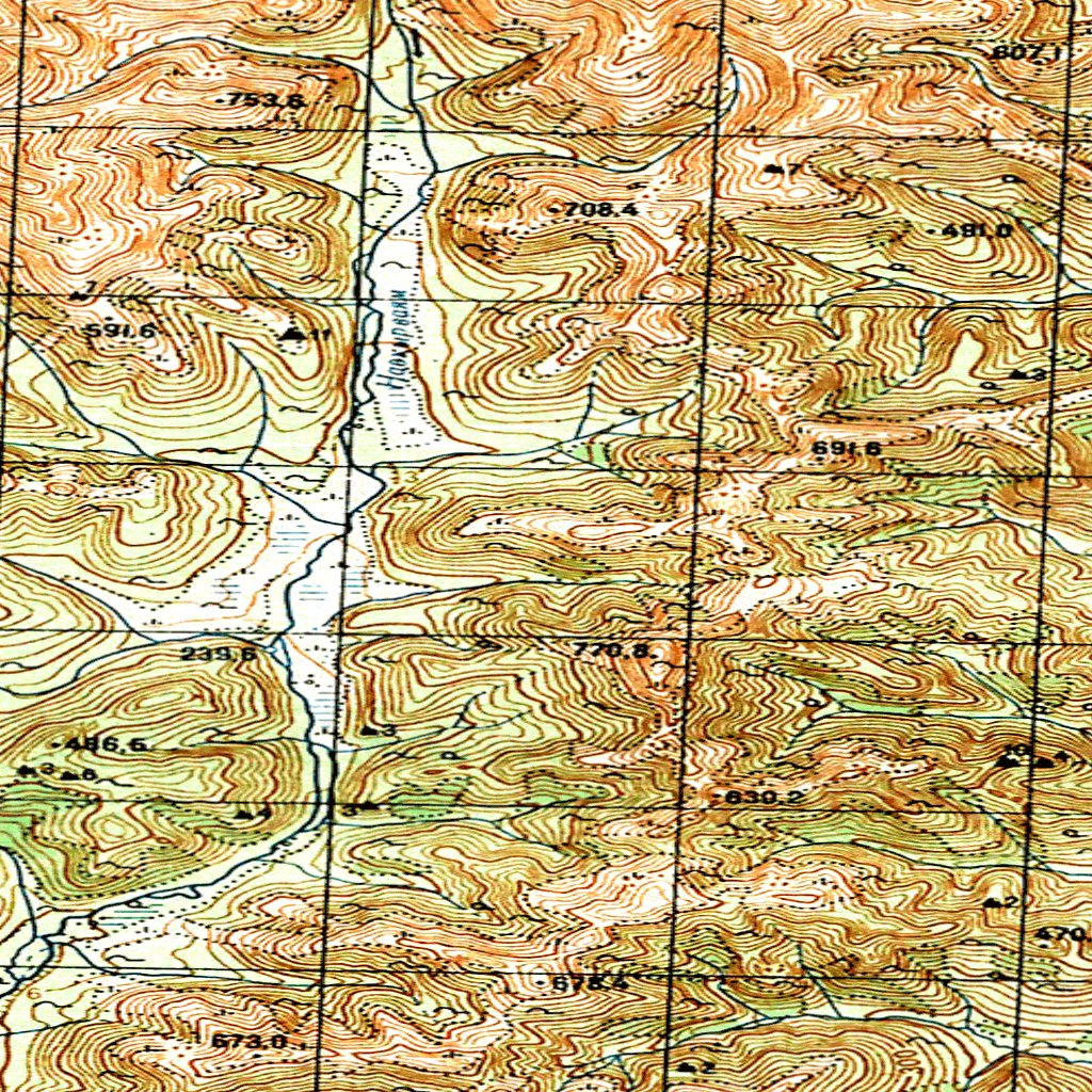 Soviet Genshtab Map - p58-105/106--(1981) - Russia by Avenza Systems ...