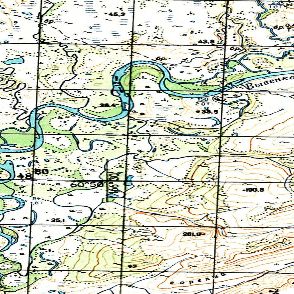 Soviet Genshtab Map - p58-117/118--(1982) - Russia by Avenza Systems ...