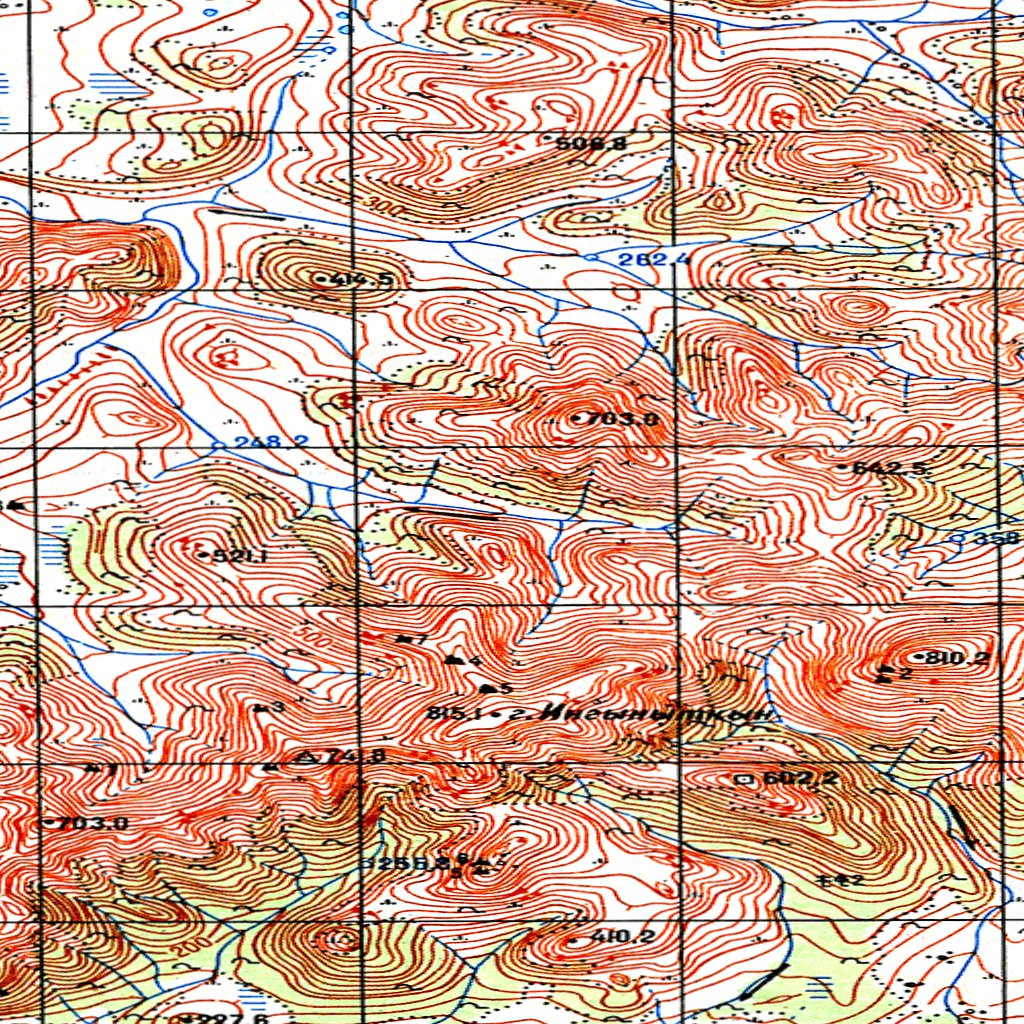 Soviet Genshtab Map - p58-125/126--(1969) - Russia by Avenza Systems ...