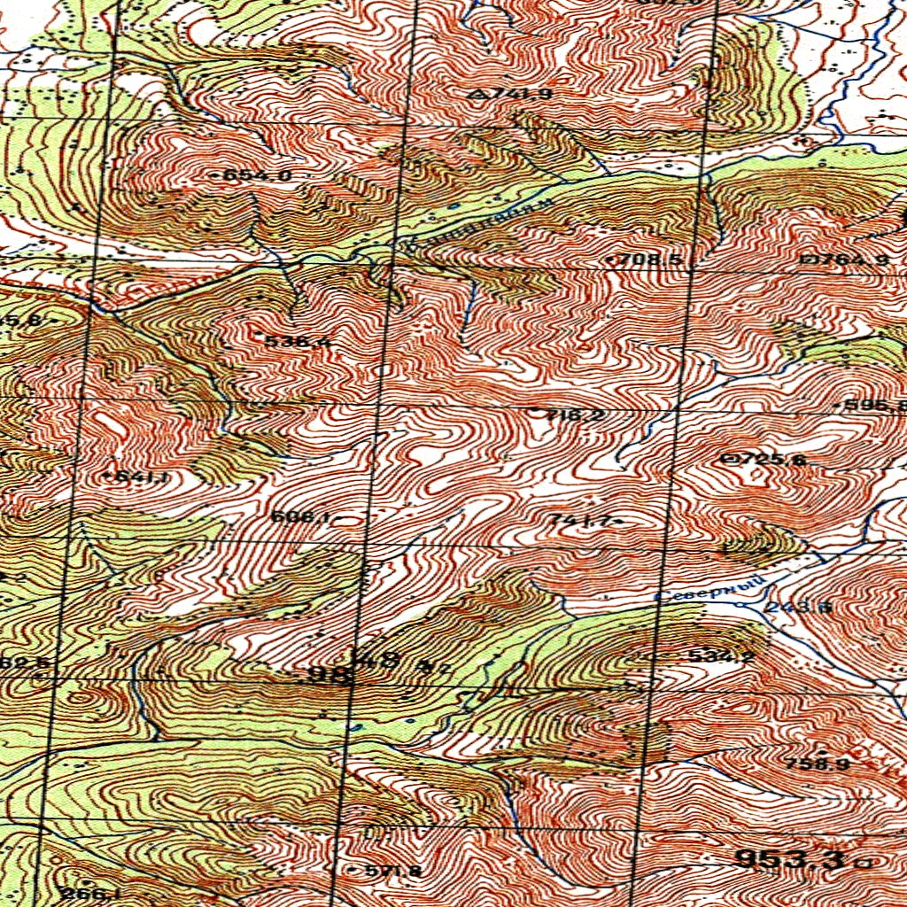 Soviet Genshtab Map - p59-071/072--(1974) - Russia by Avenza Systems ...