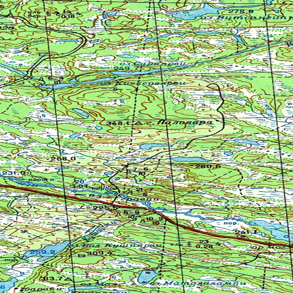 Soviet Genshtab Map - q36-073/074--(1983) - Russia by Avenza Systems ...