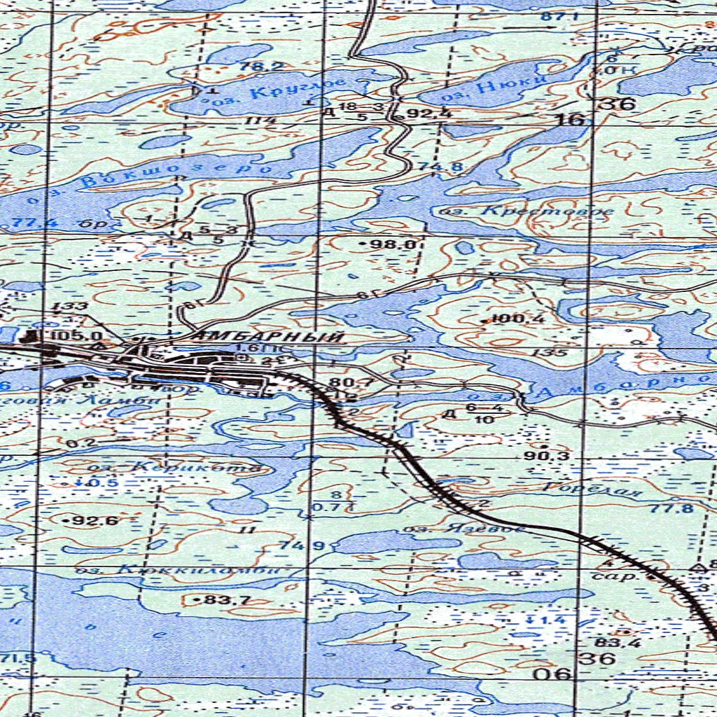 Soviet Genshtab Map - q36-079/080 - Russia by Avenza Systems Inc ...