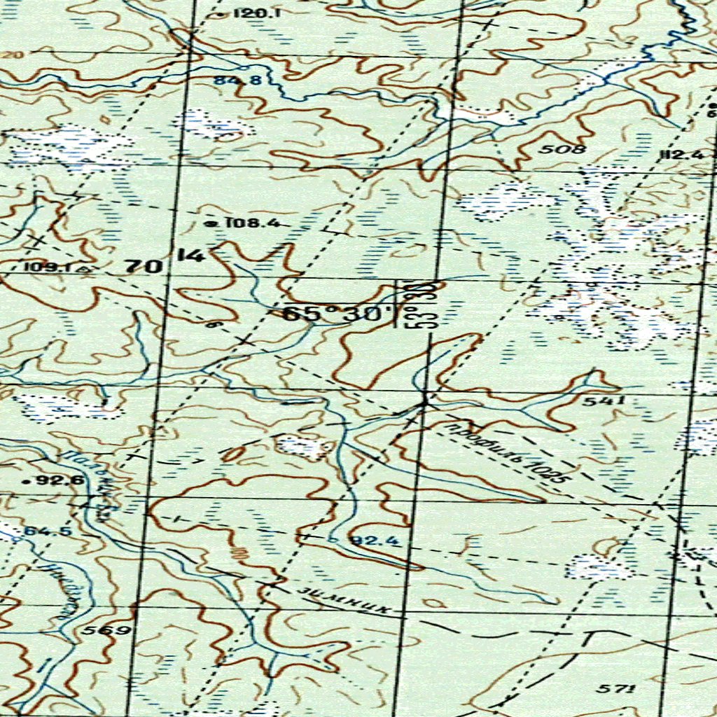 Soviet Genshtab Map - q39-095/096--(1983) - Russia by Avenza Systems ...