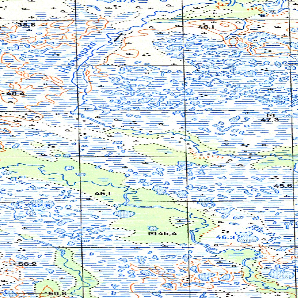 Soviet Genshtab Map - q43-113/114 - Russia by Avenza Systems Inc ...