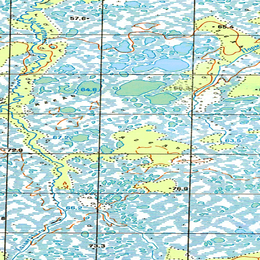 Soviet Genshtab Map - q43-127/128 - Russia by Avenza Systems Inc ...