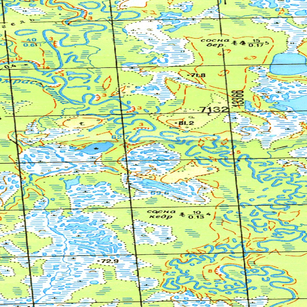Soviet Genshtab Map - q43-133/134 - Russia by Avenza Systems Inc ...
