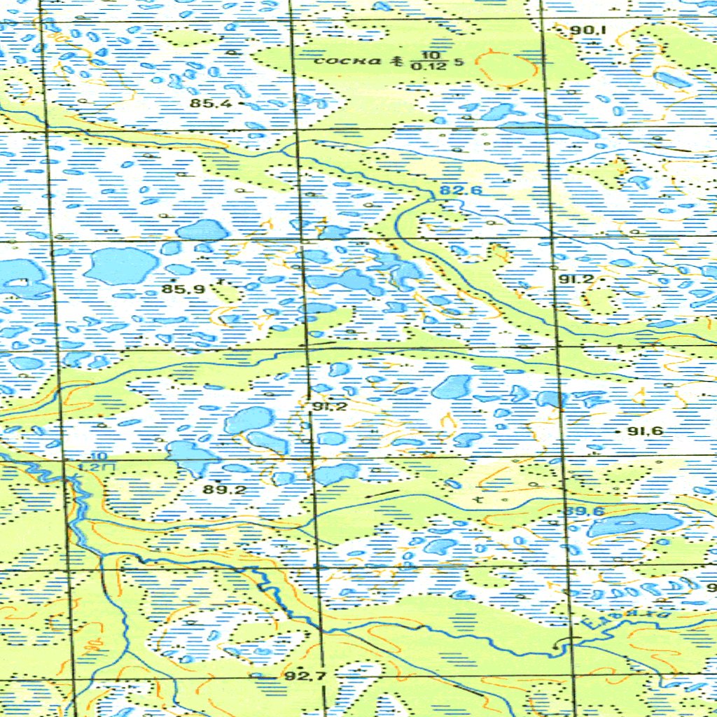 Soviet Genshtab Map - q43-135/136 - Russia by Avenza Systems Inc ...