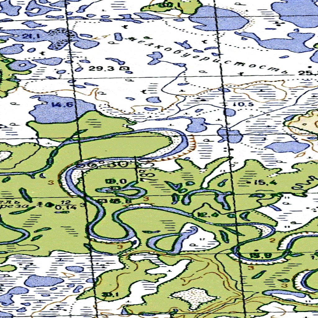 Soviet Genshtab Map - q44-049/050--(1970) - Russia by Avenza Systems ...