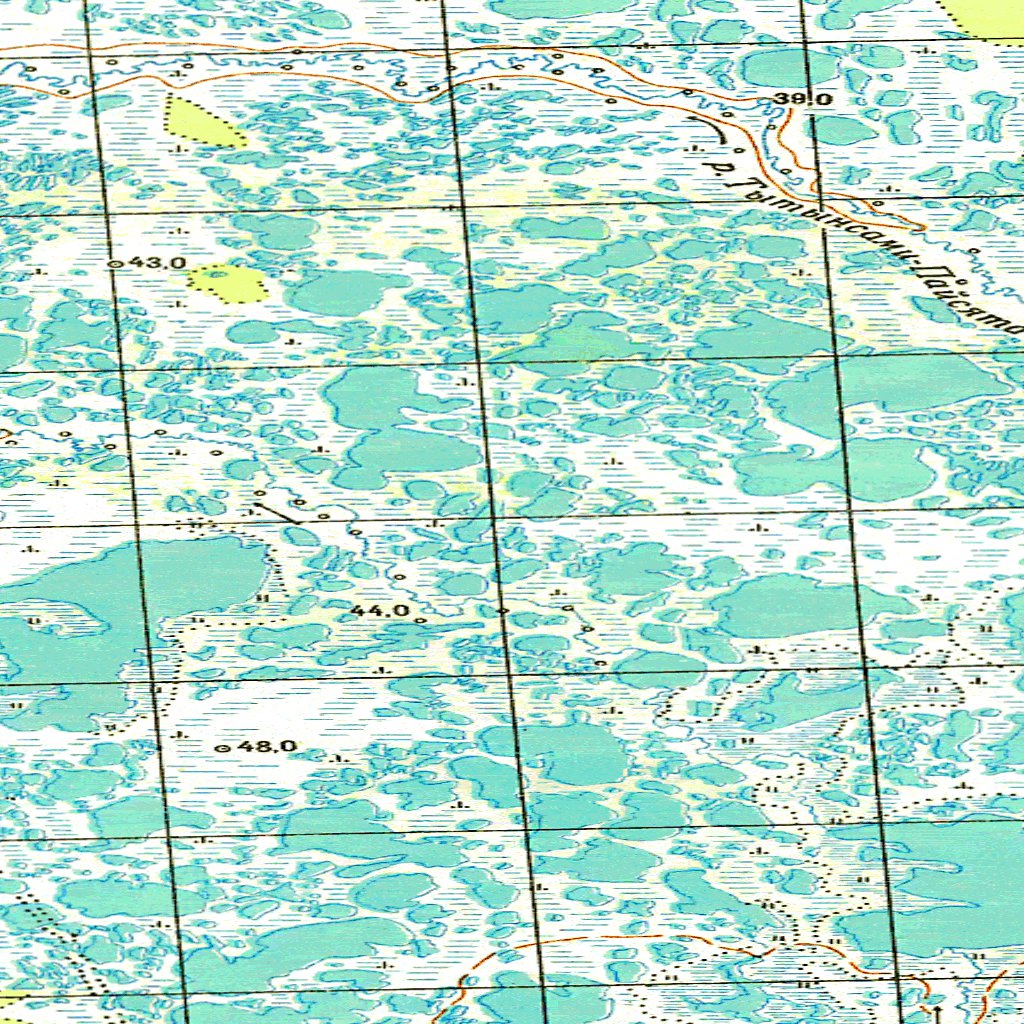 Soviet Genshtab Map - q44-133/134 - Russia by Avenza Systems Inc ...