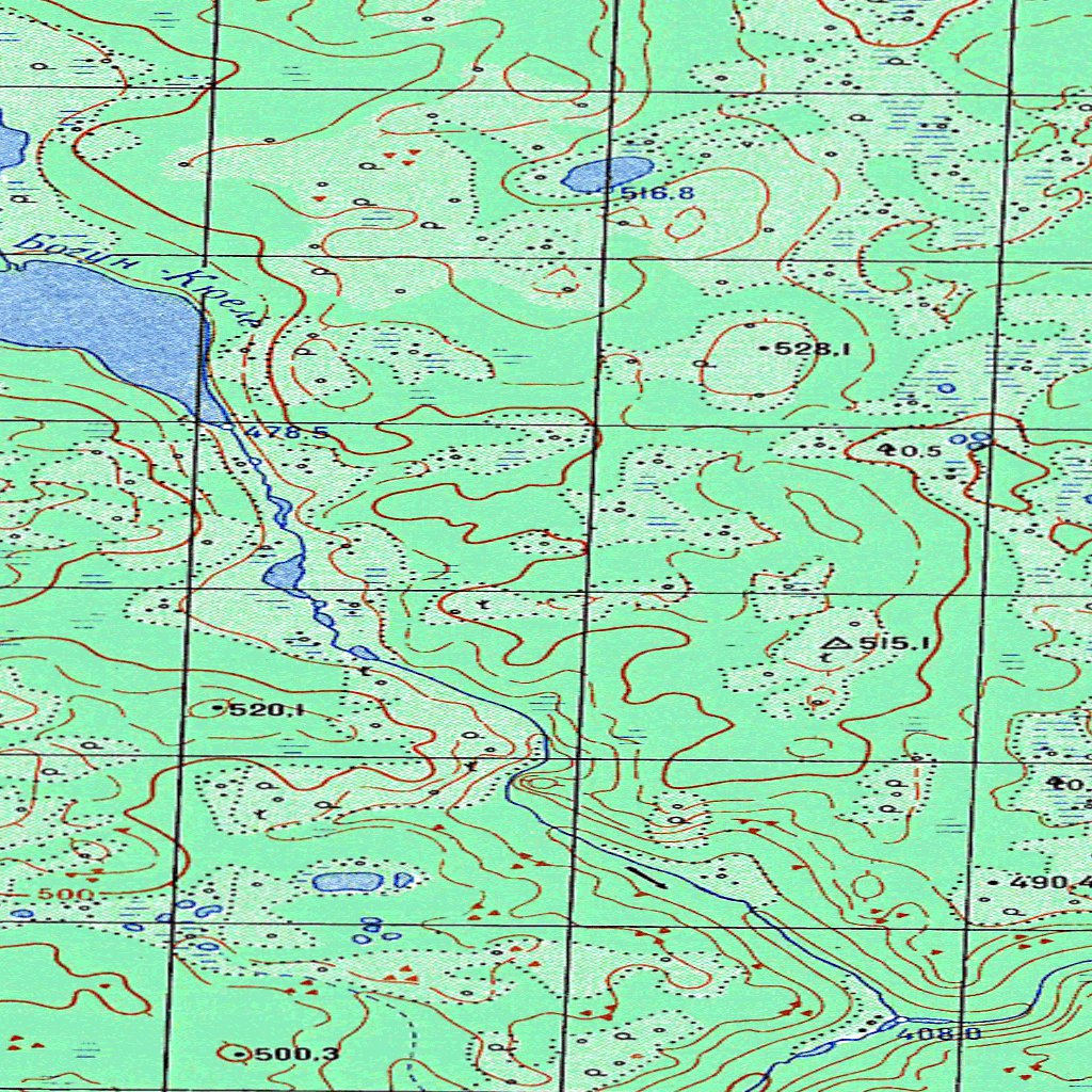 Soviet Genshtab Map - q49-105/106 - Russia by Avenza Systems Inc ...