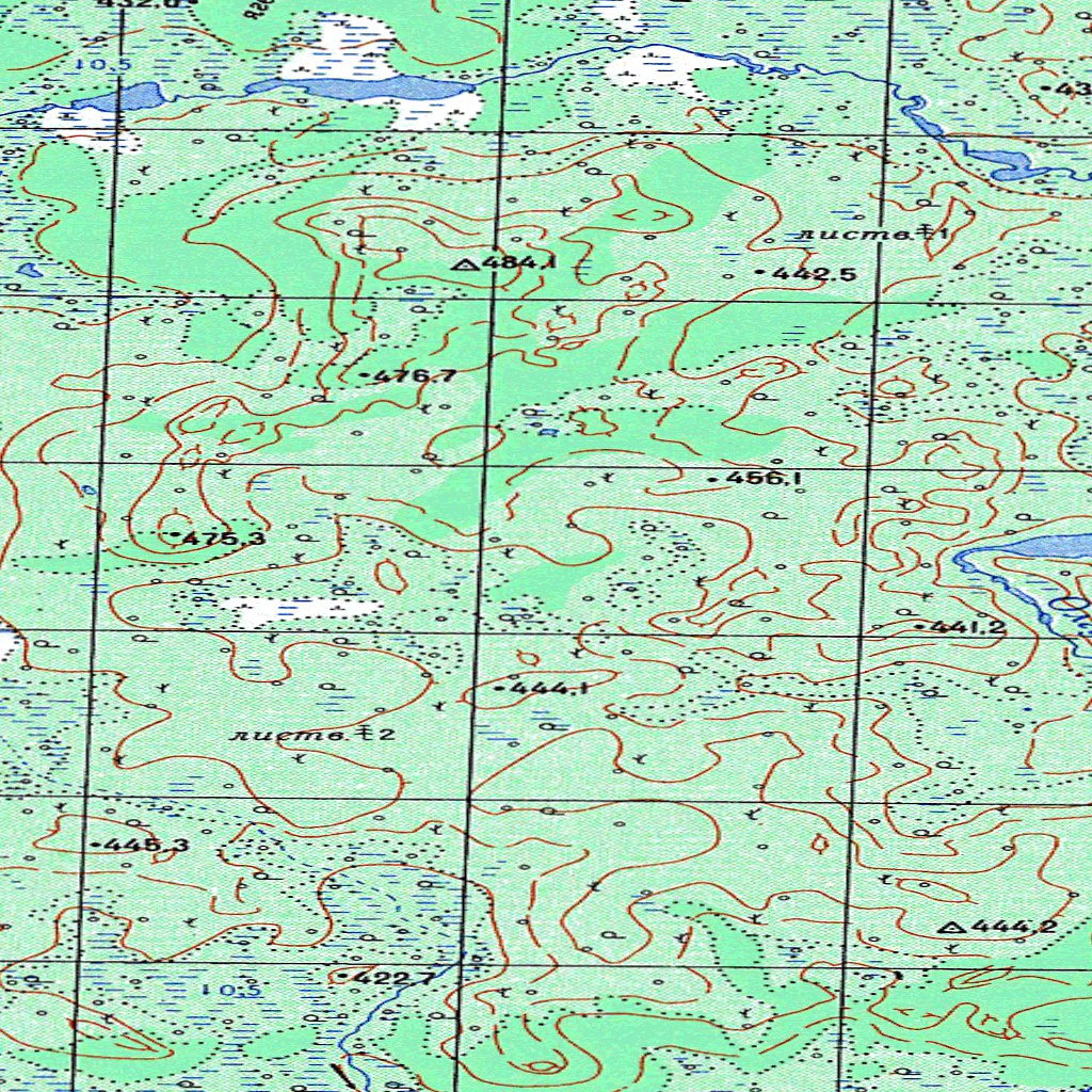Soviet Genshtab Map - q49-141/142 - Russia by Avenza Systems Inc ...