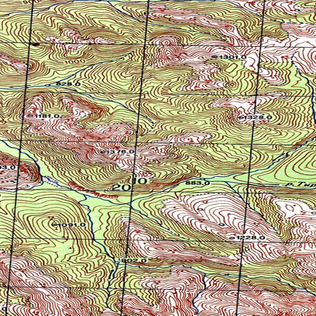 Soviet Genshtab Map - q52-107/108--(1950) - Russia by Avenza Systems ...