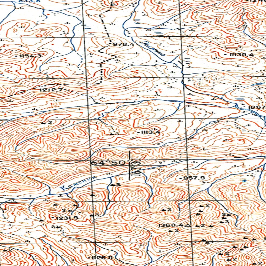 Soviet Genshtab Map - q58-111/112--(1972) - Russia by Avenza Systems ...