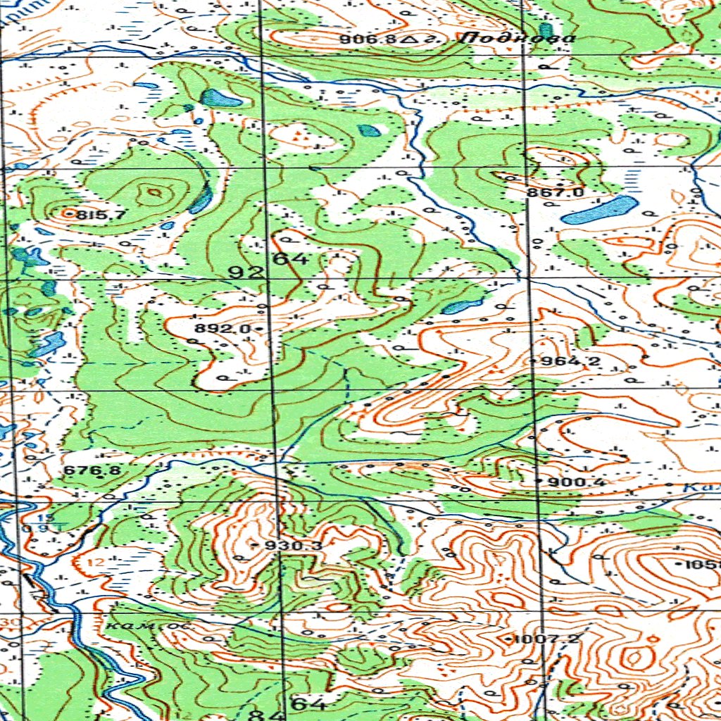 Soviet Genshtab Map - q58-113/114--(1972) - Russia by Avenza Systems ...