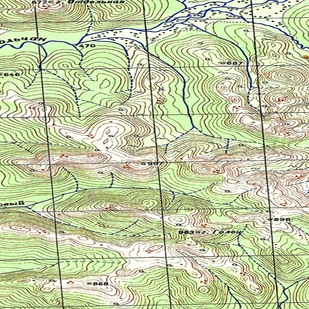 Soviet Genshtab Map - q58-133/134--(1953) - Russia by Avenza Systems ...