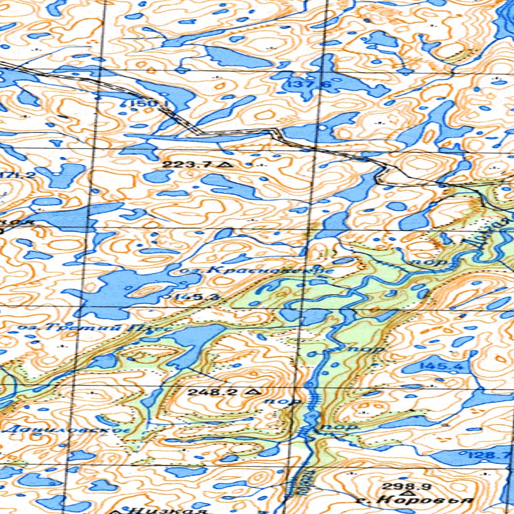 Soviet Genshtab Map - r36-105/106 - Russia by Avenza Systems Inc ...