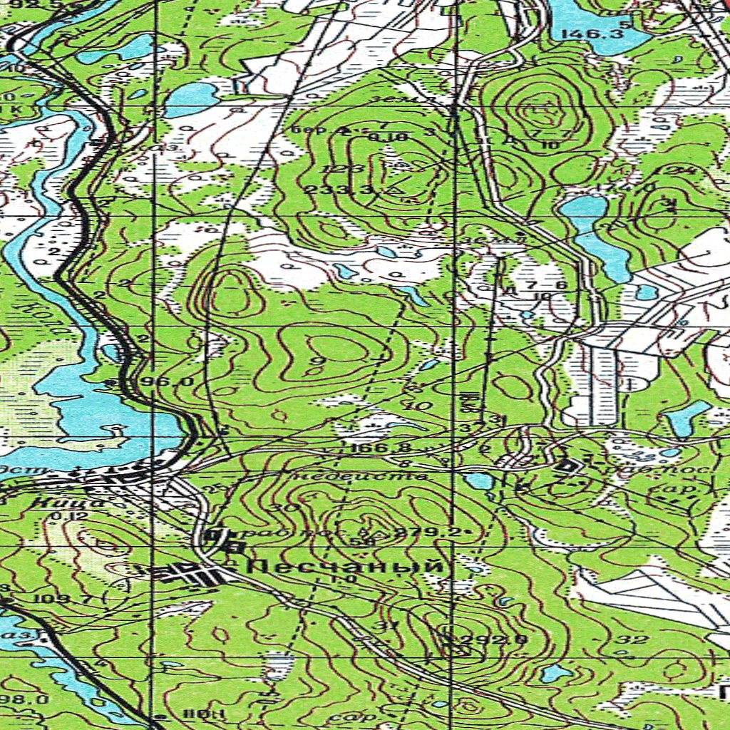 Soviet Genshtab Map - r36-127/128 - Russia by Avenza Systems Inc ...