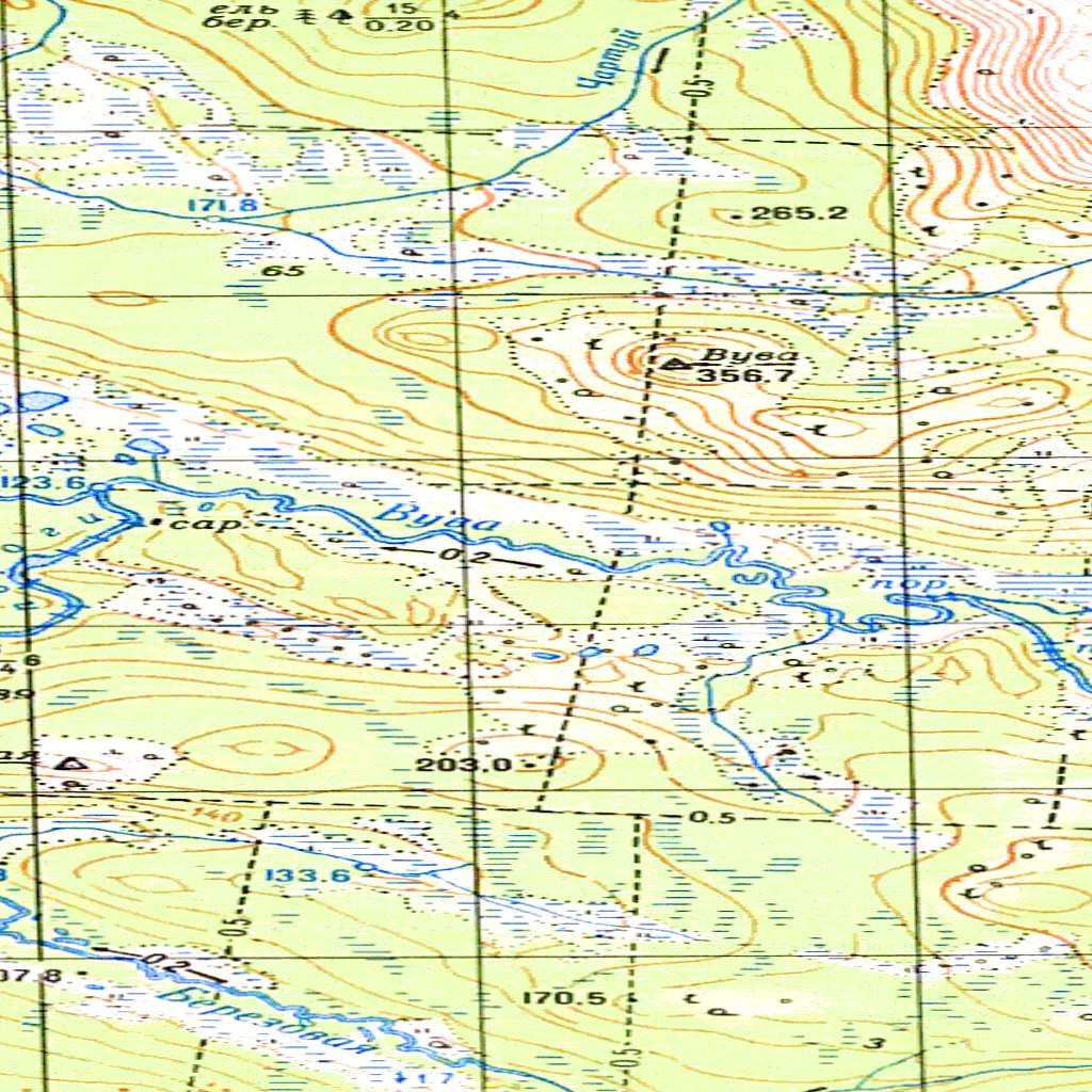 Soviet Genshtab Map - r36-135/136 - Russia by Avenza Systems Inc ...