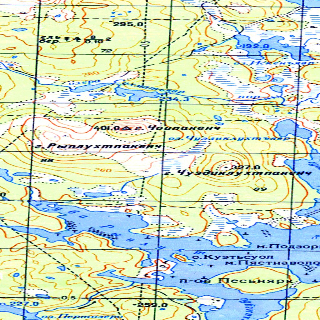 Soviet Genshtab Map - r36-141/142 - Russia by Avenza Systems Inc ...