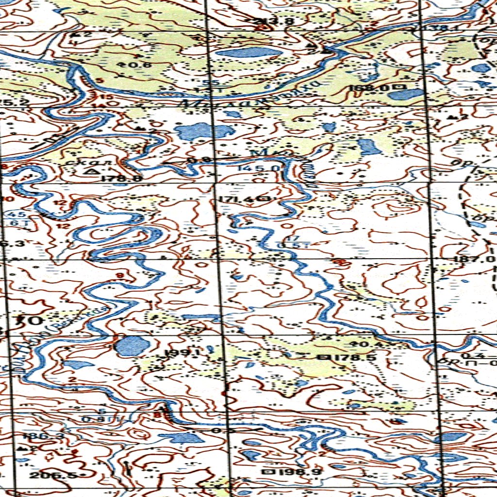 Soviet Genshtab Map - r41-101/102--(1969) - Russia by Avenza Systems ...