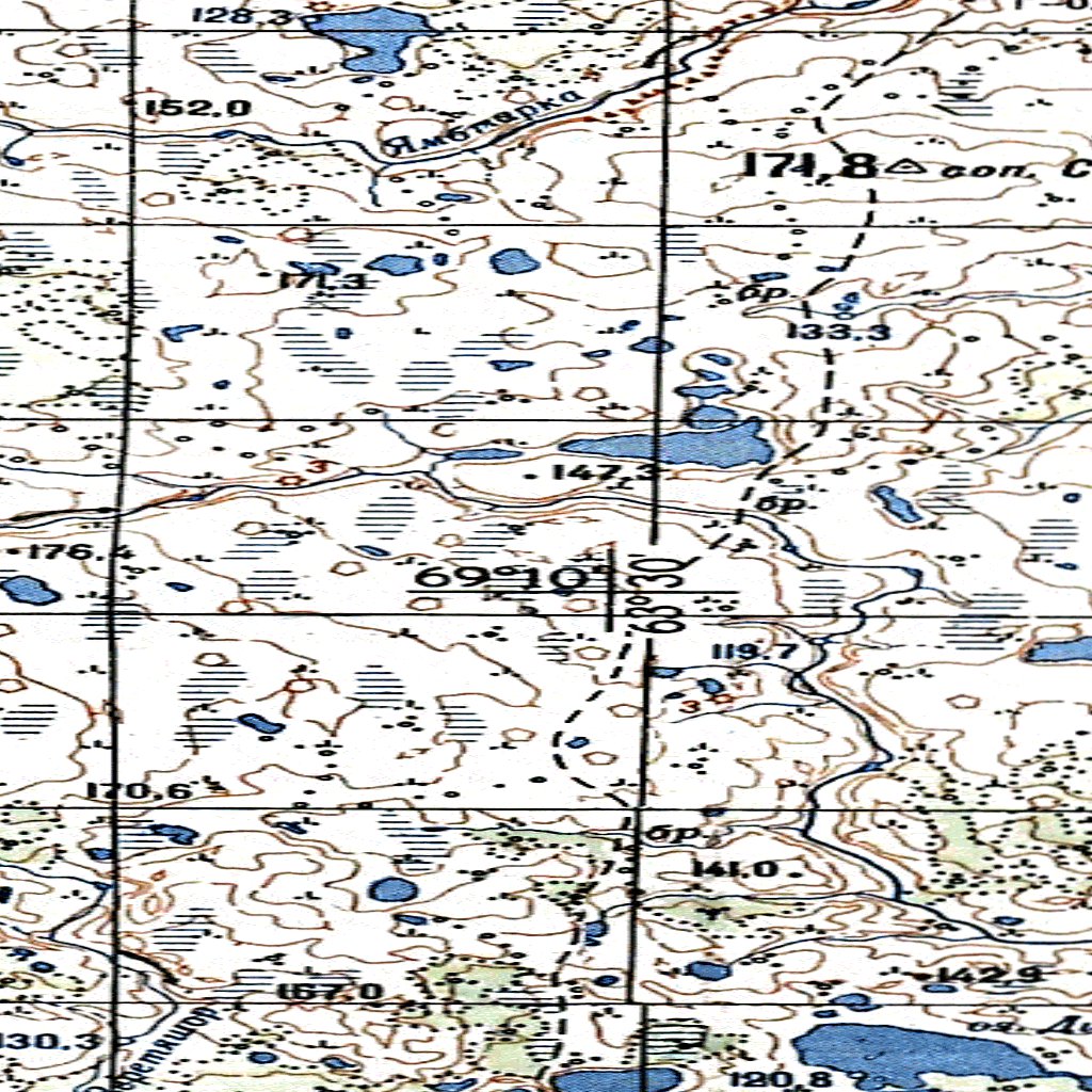 Soviet Genshtab Map - r41-103/104--(1970) - Russia by Avenza Systems ...
