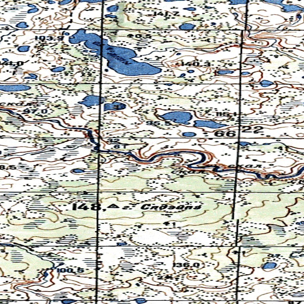 Soviet Genshtab Map - r41-103/104--(1970) - Russia by Avenza Systems ...