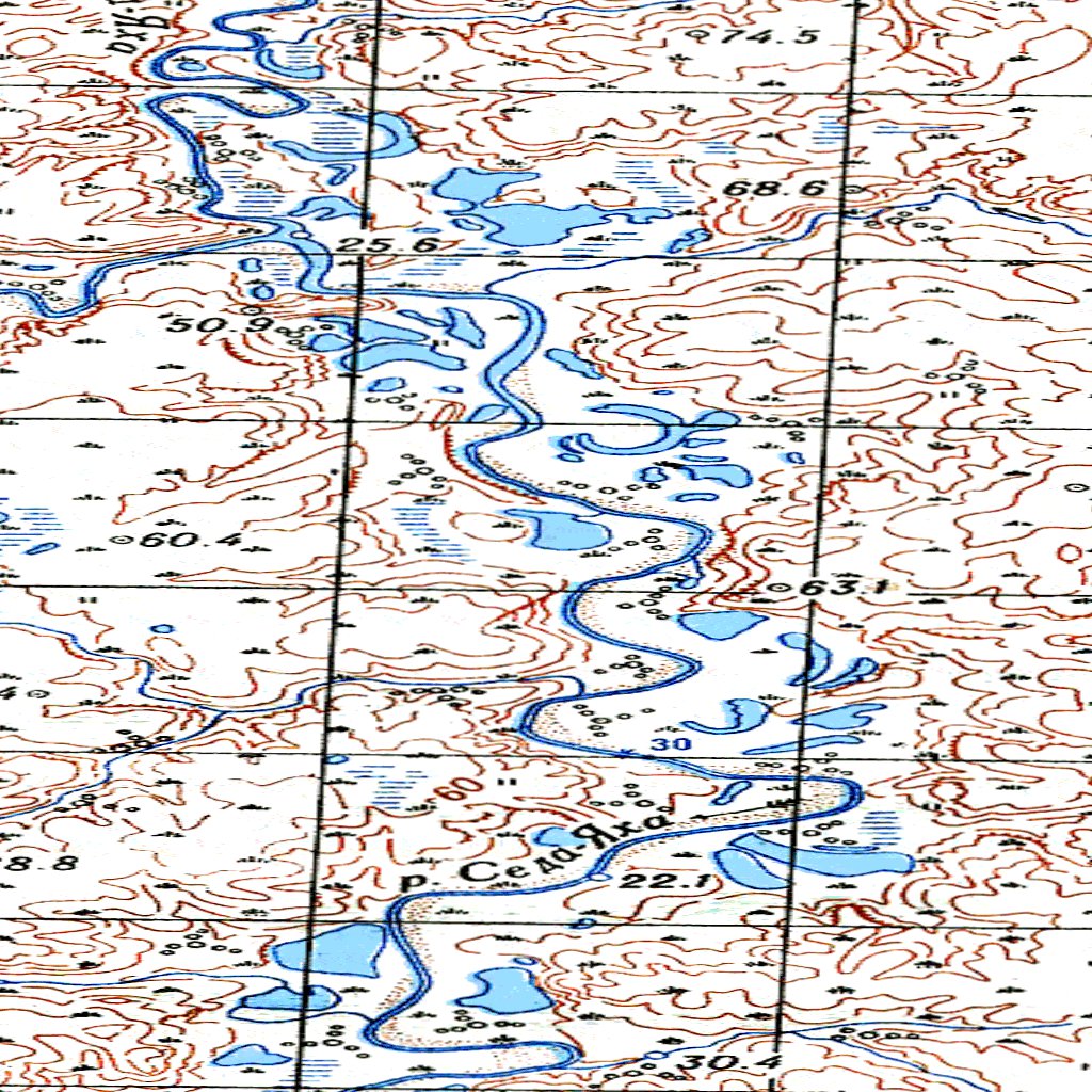 Soviet Genshtab Map - r44-093/094 - Russia by Avenza Systems Inc ...