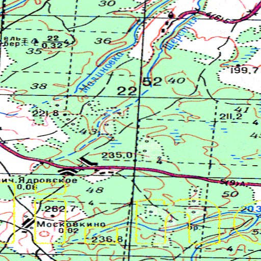Soviet Genshtab - o36-143 - Russia Map by Avenza Systems Inc. | Avenza Maps