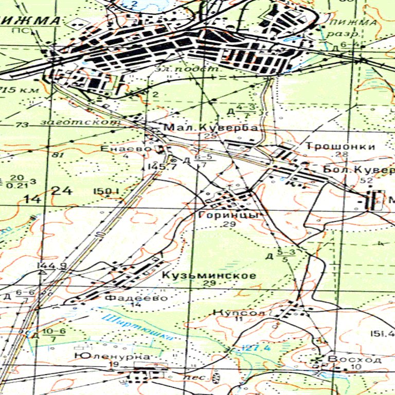Soviet Genshtab - o38-083 - Russia Map by Avenza Systems Inc. | Avenza Maps