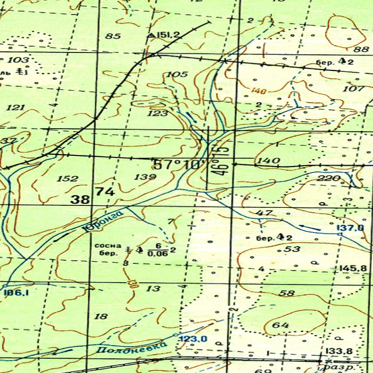 Soviet Genshtab - o38-105--(1986) - Russia Map by Avenza Systems Inc ...