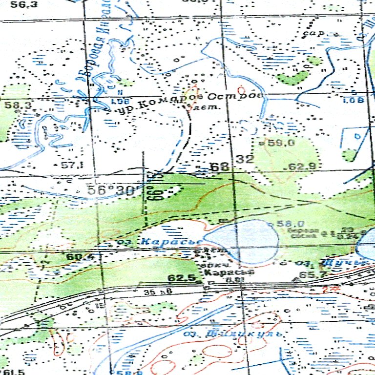Soviet Genshtab - o42-121--(1992) - Russia Map by Avenza Systems Inc ...