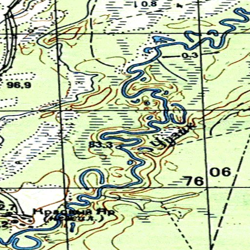 Soviet Genshtab - o44-087--(1983) - Russia Map by Avenza Systems Inc ...
