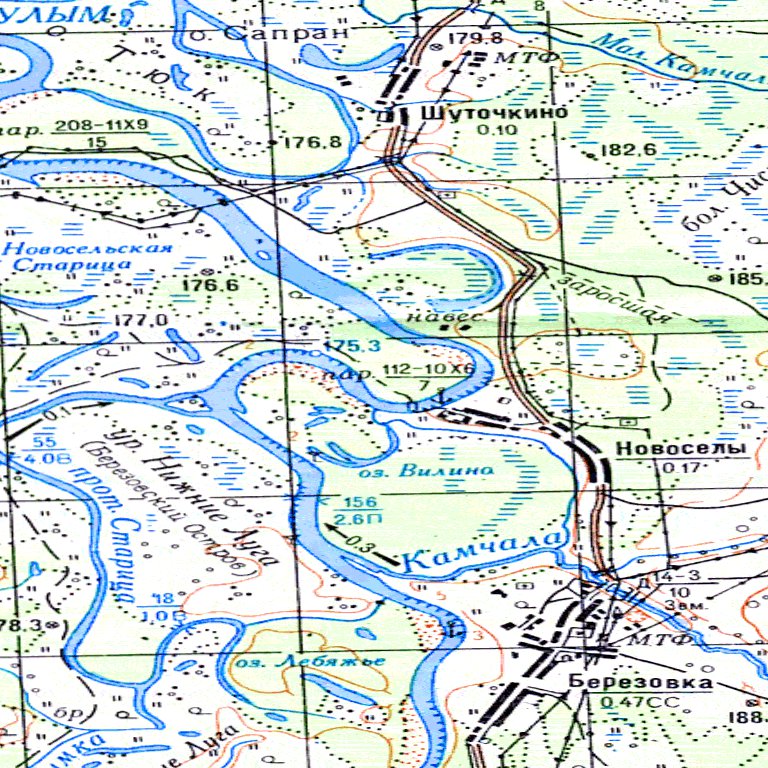 Soviet Genshtab - o46-110 - Russia Map by Avenza Systems Inc. | Avenza Maps