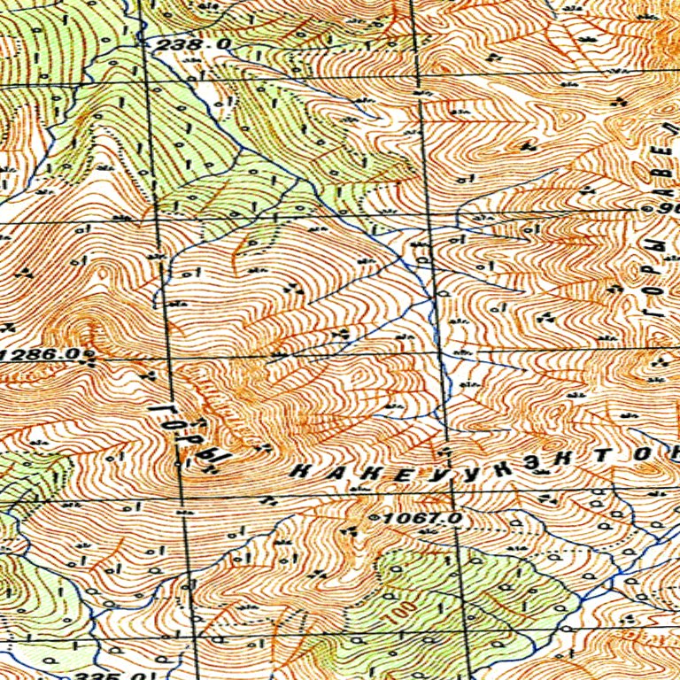 Soviet Genshtab - o58-025--(1950) - Russia Map by Avenza Systems Inc. | Avenza Maps