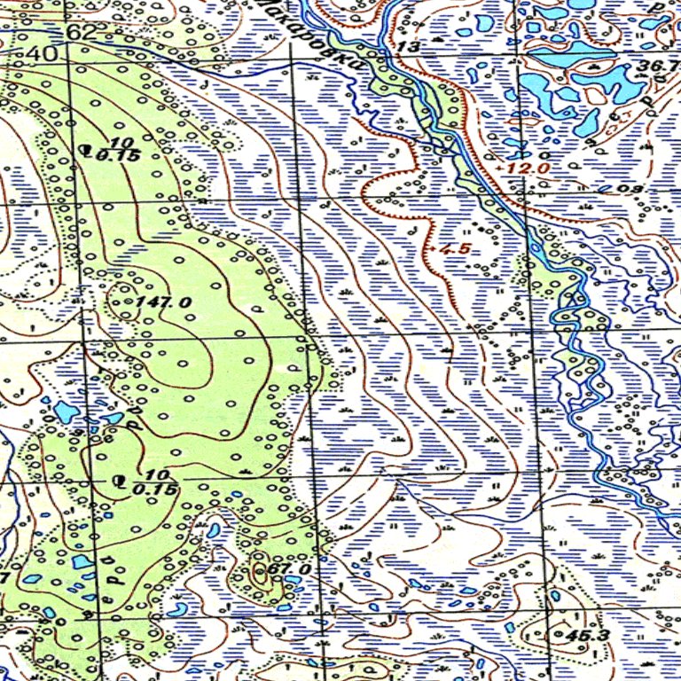 Soviet Genshtab - o58-038--(1950) - Russia Map by Avenza Systems Inc ...