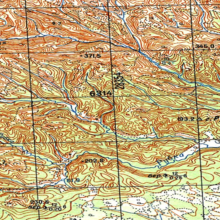 Soviet Genshtab - o58-110--(1974) - Russia Map by Avenza Systems Inc ...